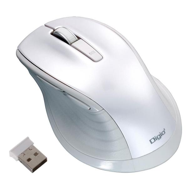 周囲を気にせず作業に集中できる静音仕様。読み取り能力の高いBlueLEDセンサーを搭載しています。小型マイクロレシーバー付属(※USBポートが正常に動作するかご確認ください)。 生産国:日本　※サプライヤー直送品　