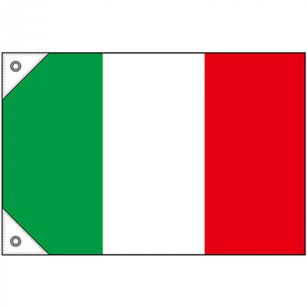 各国の宣伝におすすめです。 生産国:中国 素材・材質:ポンジ 商品サイズ:W450mm×H300mm 仕様:左部2箇所レザーハトメ加工　※サプライヤー直送品　　