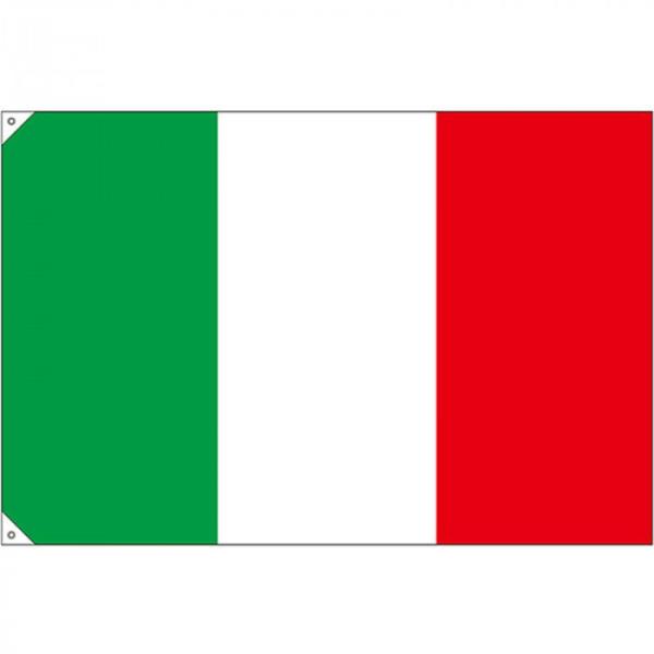 各国の宣伝におすすめです。 生産国:中国 素材・材質:ポンジ 商品サイズ:W1350mm×H900mm 仕様:左部2箇所レザーハトメ加工　※サプライヤー直送品　　