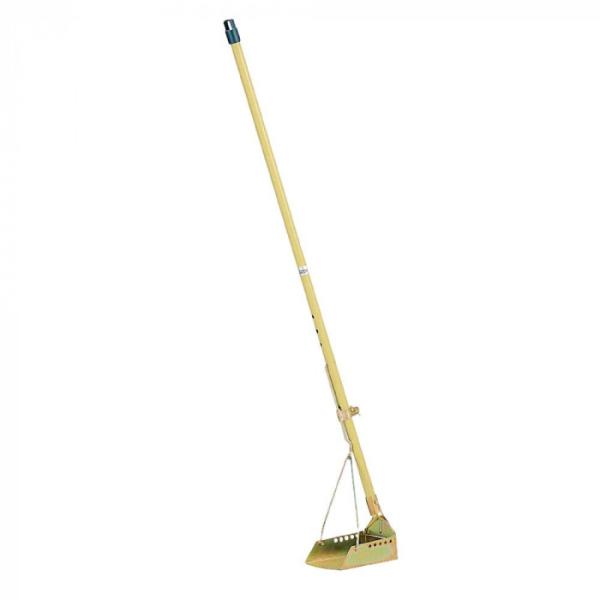 頭部の角度を4段階に変えられるので、様々な用途にお使いいただけます。 生産国:日本 素材・材質:柄:スチールパイプ 商品サイズ:全長:130cm(通常形状時)/143cm(スコップ形状時)、スコップ巾:15cm、鉄板厚:1.2mm　※サプラ...