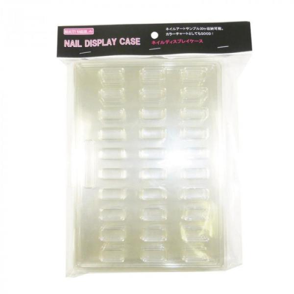 1枚のケースにネイルアートサンプル30ヶ収納可能。ケース5枚入りで150ヶのアートチップが収納可能! 生産国:韓国 素材・材質:PET 商品サイズ:ケースサイズ:W218×H159×D6mm セット内容:ネイルディスプレイケース(カバー付き...