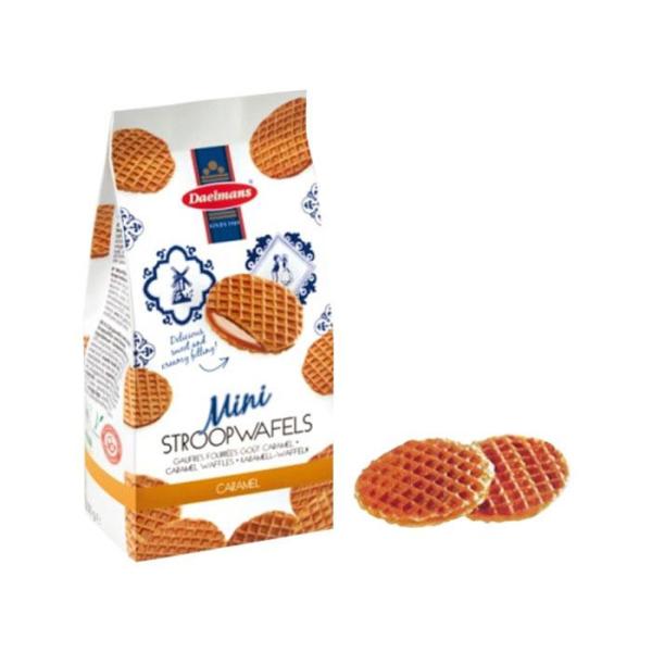 キャラメルの濃厚な味わいがきいたシンプルな味のキャラメルワッフルです。 生産国:オランダ 賞味期間:360日　※サプライヤー直送品　　