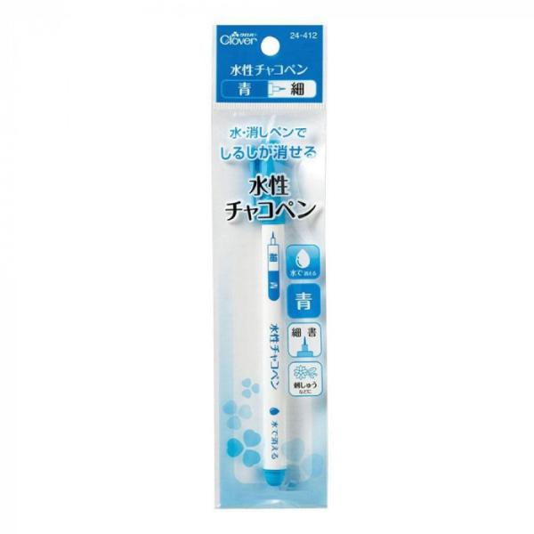 特長が一目でわかるデザインです。水や専用の消しペンで印が消せる、マーカータイプのチャコペンです。ペン先は、刺しゅうなどの細かいしるしつけに便利な細書タイプです。 生産国:日本　※サプライヤー直送品　　