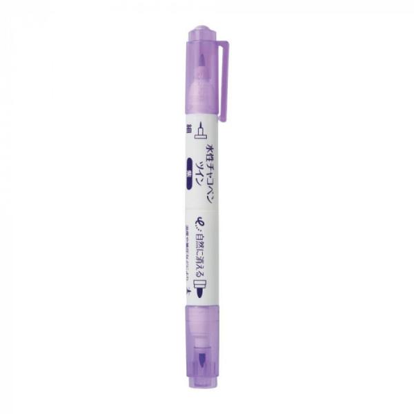 特長が一目でわかるデザインです。時間が経つと自然に印が消えます。印をすぐに消したいときは、水や専用の消しペンで消すことができます。用途に合わせて使い分けができるツインタイプ。細い方は刺しゅうなどの細かいしるしつけに。太い方はソーイングなどの...