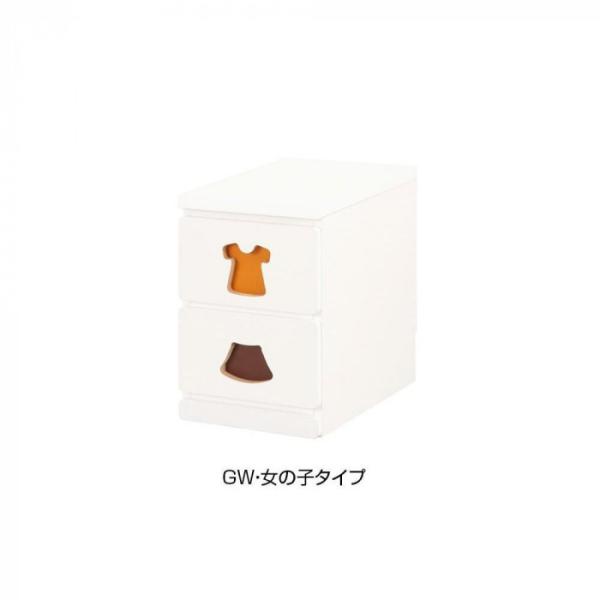 お子さまが楽しみながらおかたづけできるチェストです。引き出しのマークで、どこに収納すべきかが分かり、お子さまが自発的におかたづけ、着替えができるようトレーニングできます。マークには、色紙や写真を挟む事ができ、オリジナルチェストが作れます。 ...