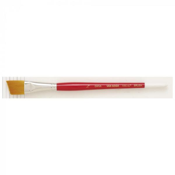 角度がついたエッジがついているので、面塗りの他に線引きが可能です。 生産国:日本 素材・材質:穂先:ポリブチレンテレフタレート、羊毛混毛 商品サイズ:穂先長2.5×短1.5×1.97cm、全長22.2cm　※サプライヤー直送品　　