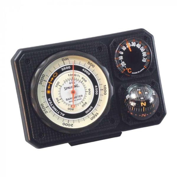 マルチウェイな高度計です。 生産国:日本 商品サイズ:103×70×35mm 仕様:高度表示:0~5000m気圧計:650~1040温度計進行方向表示コンパス収納式ミニライト(LR44電池/2個内蔵)車載取付ベース　※サプライヤー直送品　　