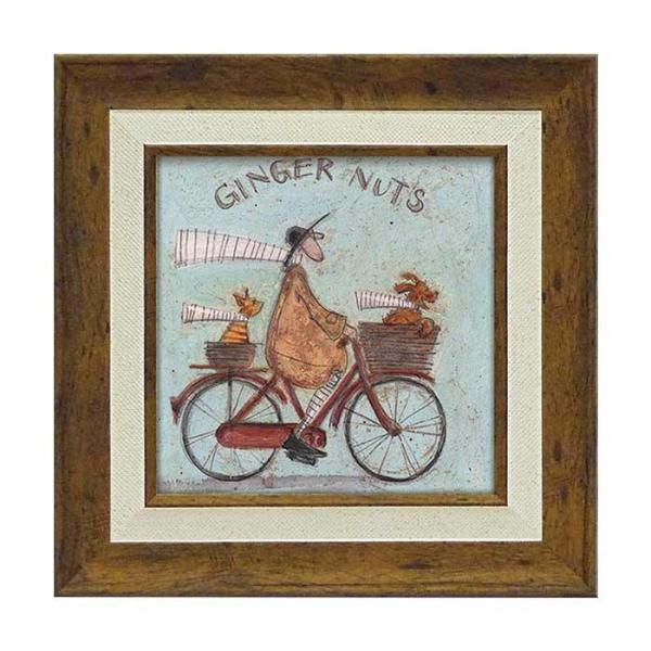 絵と額がセットになっています。じっと見ているとだんだんとサムトフトの不思議な世界へ・・・癒され幸せな気分になります。贈り物にも喜ばれています。 生産国:日本 素材・材質:樹脂フレーム 商品サイズ:W23.5×H23.5cm 重量:約400g...