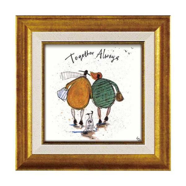 絵と額がセットになっています。じっと見ているとだんだんとサムトフトの不思議な世界へ・・・癒され幸せな気分になります。贈り物にも喜ばれています。 生産国:日本 素材・材質:樹脂フレーム 商品サイズ:W23.5×H23.5cm 重量:約400g...