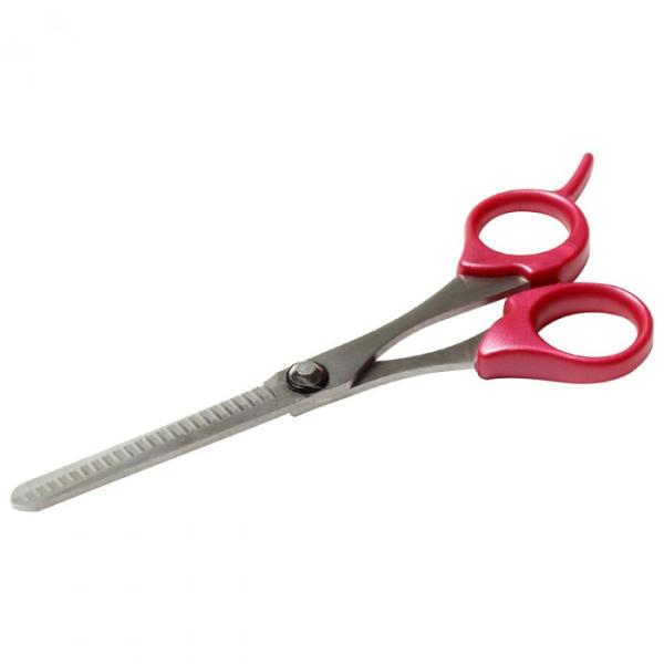 全体のボリュームを軽く仕上げ、カットした部分を自然にぼかしてくれる、散髪用ハサミです。 生産国:日本 素材・材質:刃部分:ステンレス刃物鋼、ハンドル:ABS樹脂 商品サイズ:約6×15.7×9.4cm　※サプライヤー直送品　　