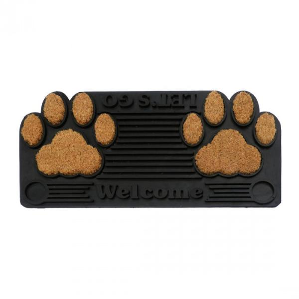 ココナツ繊維でできた水はけのいいマットです。敷き詰められた繊維が靴の汚れを落としてくれるので、玄関やベランダなどに最適です。裏面はPVC素材を使用しているので滑りにくくなっています。 生産国:インド 素材・材質:ココヤシ、PVC、ラバー 商...