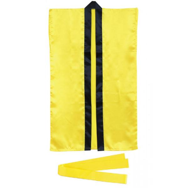 光沢のあるサテンを使ったロングハッピです。応援や演舞などに最適です。サテンのズボンなどと組み合わせてください。 生産国:中国 素材・材質:ポリエチレン 商品サイズ:ハッピ:1100×660mm、ハチマキ:1700×45mm セット内容:ハッ...