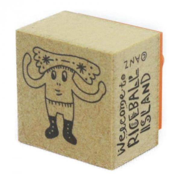 イラストレーターANZさんデザインの、謎の島「RICEBALL ILAND」に暮らすユニークな住人のスタンプです。クスッと笑えるシュールなキャラクターにハマること間違いなし。黒色のインクでスタンプを押して、ぬり絵スタンプにしてカラフルにノー...