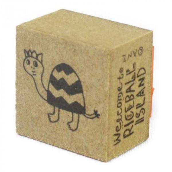 イラストレーターANZさんデザインの、謎の島「RICEBALL ILAND」に暮らすユニークな住人のスタンプです。クスッと笑えるシュールなキャラクターにハマること間違いなし。黒色のインクでスタンプを押して、ぬり絵スタンプにしてカラフルにノー...