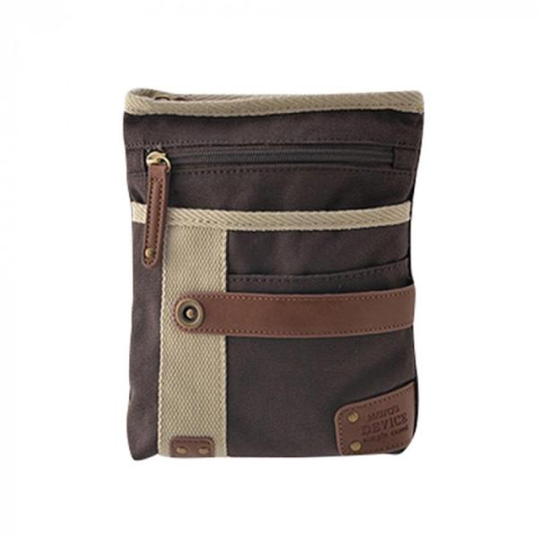 カジュアルな雰囲気の帆布素材をベースに、パイピングと、白化合皮で仕上げたクロスデザインが特徴的なシザーケース。ボトムのベルト部分に装着できるカラビナや、ショルダーベルトが付属でついているので、ショルダーバッグや、ウエストバッグとしても使用可...