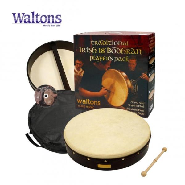 アイリッシュ音楽のリズムを盛り上げる伝統的なアイリッシュドラムです。丸い木のフレームに丈夫な動物の皮を張り、ビーターという撥で叩くのが一般的です。 生産国:中国 仕様:カラー:ダークブラウン 付属品:ビーター(バチ)、キャリーバッグ、教則D...