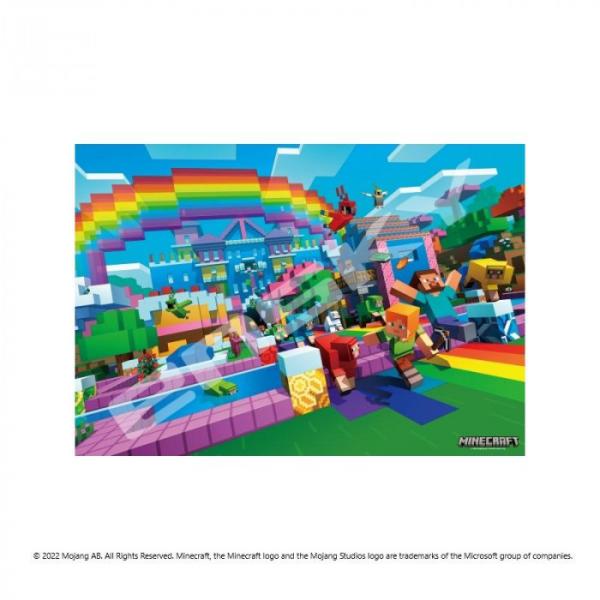 10年以上アップデートを続けている名作ゲーム「Minecraft」のジグソーパズル計画第3弾が登場です! 生産国:日本 素材・材質:紙 商品サイズ:完成時:51×73.5cm 仕様:ピース:1000ピースパネル:No.10-T 付属品:パズ...