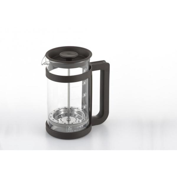 コーヒーや紅茶、緑茶など楽しめるプレスメーカー。 生産国:日本製 素材・材質:フタ・ホルダー:ポリプロピレン、フィルター:ステンレス鋼(SUS304)、シャフト:ステンレス鋼(SUS304)、ガラスポット:耐熱ガラス(熱湯用) 商品サイズ:...