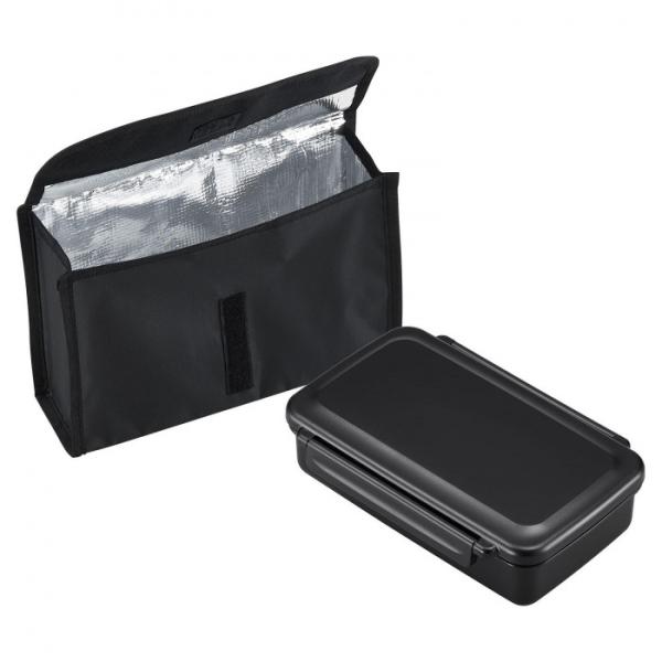 【発売日：2026年03月31日】保冷バック付きのお弁当箱です。 生産国:ランチボックス:日本、保冷ケース:中国 素材・材質:ランチボックス本体・仕切:PPフタ・内フタ・箸:PS止め具:ABSパッキン吸排気弁:シリコーンゴム箸:PMMA保冷...