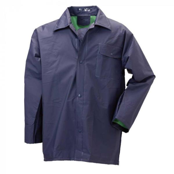 塩化ビニル樹脂製のレインウェアで水の浸入を防ぎます。糸入りで引き裂きにも強いです。 生産国:中国 素材・材質:塩化ビニル樹脂(可塑剤)基布:ポリエステル100% 商品サイズ:適応身長:175-185cm、適応胸囲:96-104cm、適応胴囲...