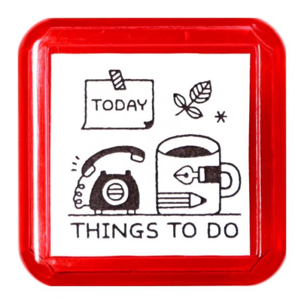 スタンプ台不要のインク付きスタンプです。スケジュール帳やノート等を可愛らしくデコレーションできます。手作りカード作成や付箋にもおすすめです。 生産国:日本 素材・材質:PS、合成樹脂 商品サイズ:印面サイズ:21×21mm 仕様:【スタンプ...
