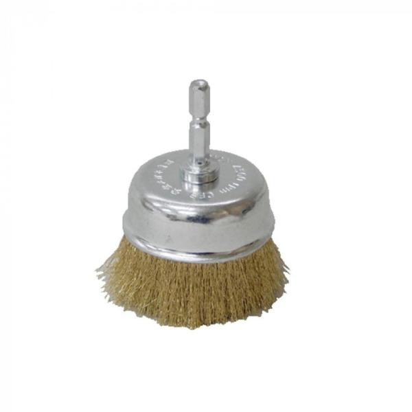 ペンキはがし、サビ落とし、バリ取り、スケール調整等、幅広い用途にご利用戴けます。線材の腰が柔らかくソフトなアタリです。真鍮・銅や、その合金製品の研磨仕上げ等に有効です。また、木製品の木目出し作業にも利用できます。 生産国:中国 商品サイズ:...