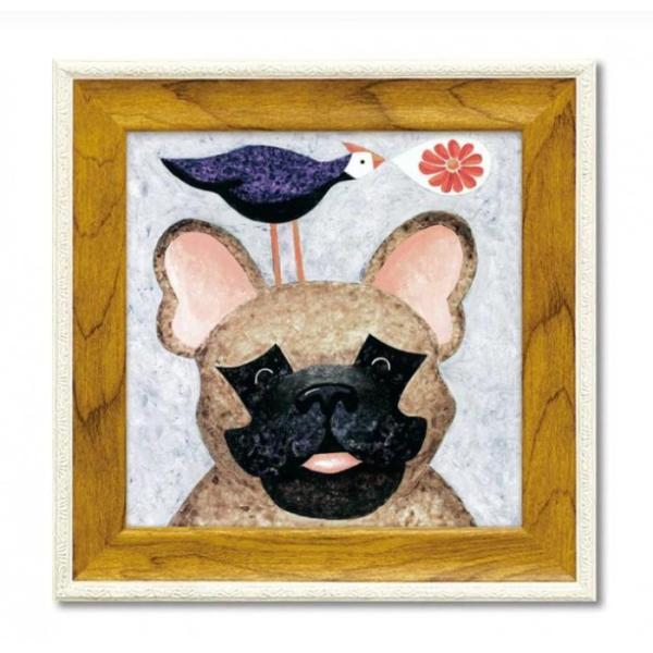 アメリカ女性作家であるジャネット ネルソンの絵と、額がセットになった商品です。絵の表面を特殊な透明ゲルを使って凹凸加工を施し、油絵のような質感を出しています。100%アクリル製の材質で、優れた柔軟性と耐水性があります。紫外線にも強く、油絵の...