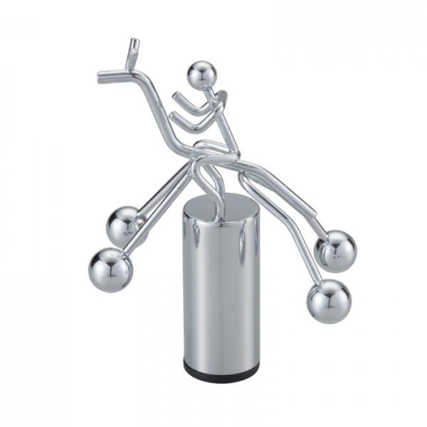 乗馬をしているようにゆらゆら揺れるテーブルモビールです。ミニサイズなので、置き場所に困りません。 生産国:中国 素材・材質:スチール・プラスチック 商品サイズ:W87×H108×D50mm 重量:120g　※サプライヤー直送品　　