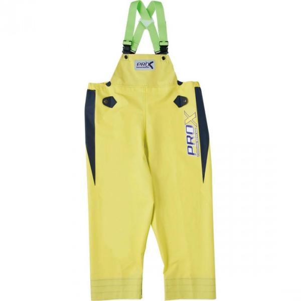 2トーンカラーのカジュアルなデザイン。胸付ズボンタイプ。ウエスト部分にはゴムが付いているので体にフィットします。またズボンの裾ははさみでカットできるのでお好みの丈に調節可能です。 生産国:日本 素材・材質:表地:PVC(抗菌・耐寒配合)裏地...