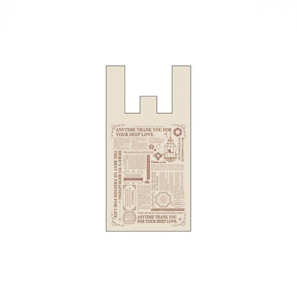 水濡れに強く英字新聞のようなアンティーク調のデザインと色合いがさりげなくおしゃれです。お菓子やパン、雑貨や小物からアパレル用品まで幅広くお使いいただけます。 生産国:中国 素材・材質:HD着色:17μ 商品サイズ:巾250、全体巾380×マ...