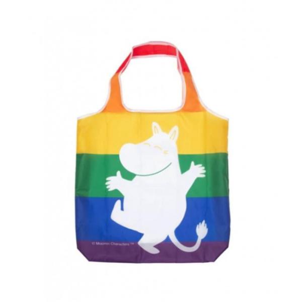 ムーミンのショッピングバッグです。 生産国:中国 素材・材質:ポリエチレン 商品サイズ:450×650mm 仕様:(C)Moomin CharactersTM　※サプライヤー直送品　