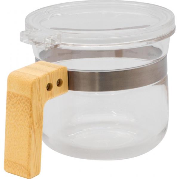 底が丸いので取り出しやすい。そのままリビングに出しても違和感のないデザインです。 生産国:中国 素材・材質:メタクリル樹脂、ステンレス、ABS樹脂、竹集成材、シリコーン 商品サイズ:145×106×97mm 重量:238g　※サプライヤー直...