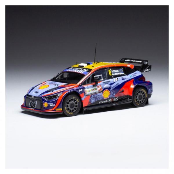 1/43スケール、B ヒョンデ I20 N Rallly1 22サルデーニャ 優勝 ♯8 O.Tanak/M.Jarveojaのモデルカーです。 生産国:中国 素材・材質:ダイキャスト他 仕様:スケール:1/43　※サプライヤー直送品　　