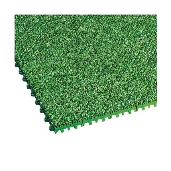 芝のヘタリを防ぐイボ付きで、耐久性の高い業務用人工芝です。出入口や人通りの多い所などにおすすめです。 生産国:中国 素材・材質:特殊配合EVA樹脂(エチレン・酢酸ビニール共重合体) 商品サイズ:約300×300×28mm 重量:約555g ...
