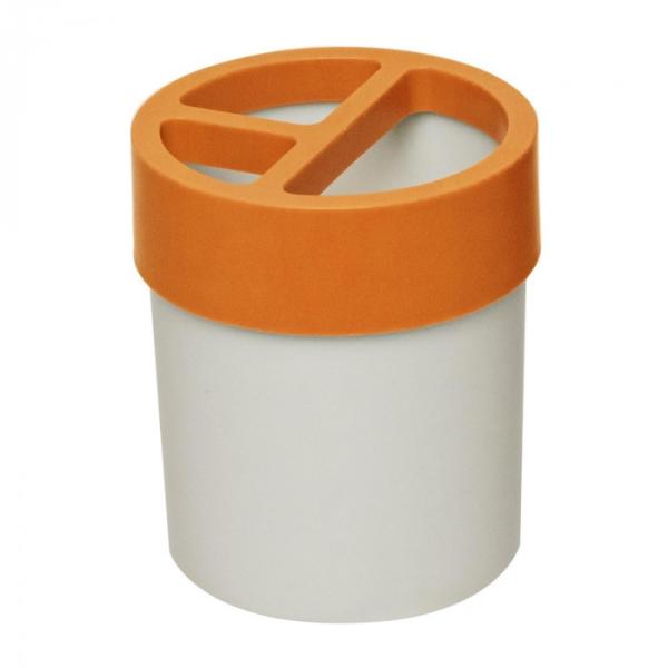 しっかりとした樹脂の厚みが上質感を生む、デスク回りのデザイン事務小物シリーズです。 生産国:韓国 素材・材質:本体:HIPSポリプロピレン 商品サイズ:約W88×D88×H103mm 重量:約100g　※サプライヤー直送品　　