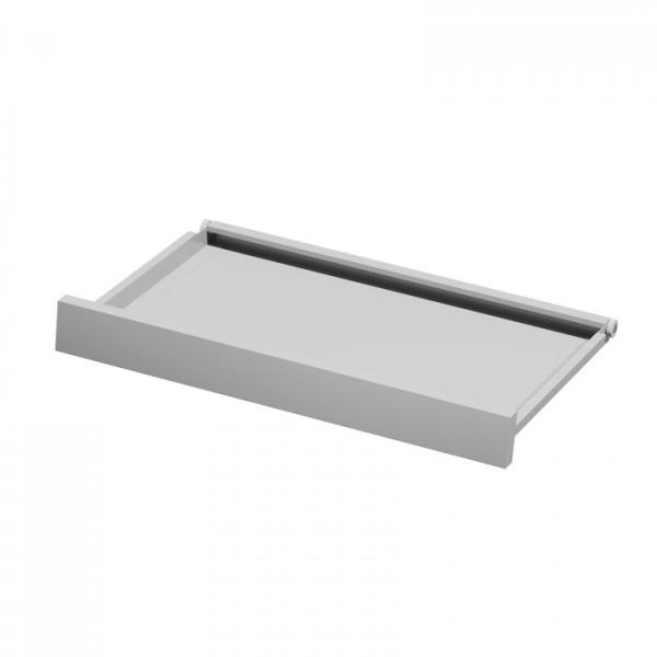 デスク用の大きめな引き出しです。 生産国:日本 素材・材質:スチール(メラミン焼付塗装) 商品サイズ:約W555×D380×H67mm 重量:約3kg 仕様:出荷形態:組立出荷(デスクへはお客様取り付け)引き出し有効内寸:約W517×D33...