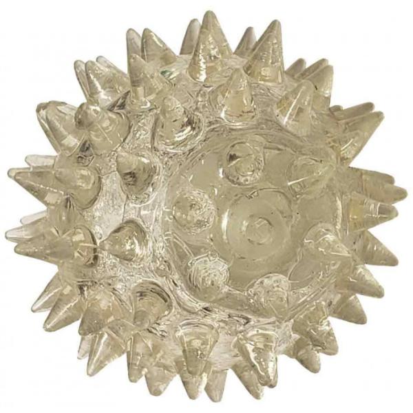 衝撃で光る、イガイガ形状のボールです。音も鳴ります。 生産国:中国 素材・材質:TPR 商品サイズ:直径6.3cm　※サプライヤー直送品　　