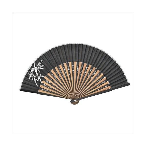 派手な和柄は使いづらい、という方にぴったりな扇子です。 生産国:中国 素材・材質:扇面:綿扇骨:竹 商品サイズ:約22.5cm　※サプライヤー直送品　　