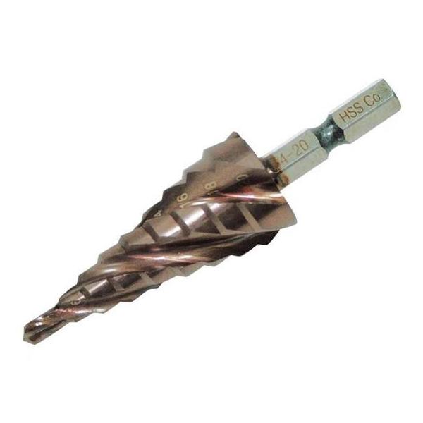 ステンレス・ガルバ・難削材・一般鋼材・軽金属・アルミ・プラスティック・銅・木材などの穴あけ作業にご活用ください。業界初4枚刃で、ひとつの刃にかかる負担が分散され、軽く切れ長寿命です。 生産国:中国 素材・材質:コバルトハイスM35　※サプラ...