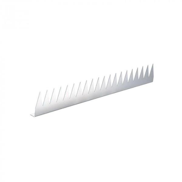 ステンレス製の忍び返し。塀などの上に設置して、人の侵入を防ぎます。 生産国:中国 素材・材質:ステンレス　※サプライヤー直送品　　