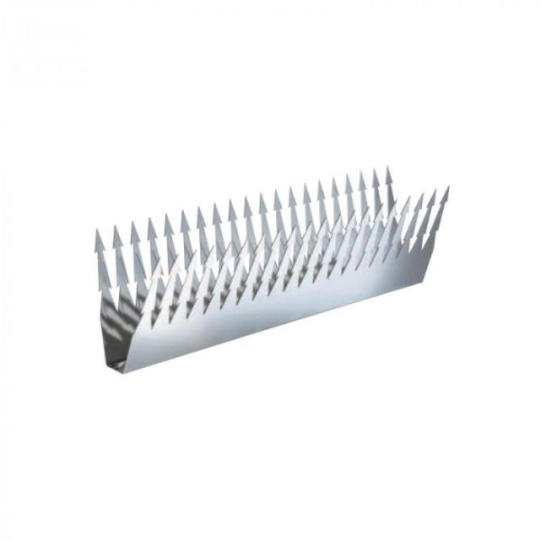 ステンレス製の忍び返し。塀などの上に設置して、人の侵入を防ぎます。 生産国:中国 素材・材質:ステンレス　※サプライヤー直送品　　