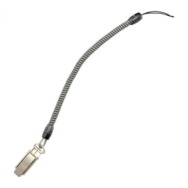 クリップ装着で落下防止対策にバッチリ! 生産国:中国 素材・材質:真鍮、スチール他 商品サイズ:48×180×13mm 重量:12g　※サプライヤー直送品　　