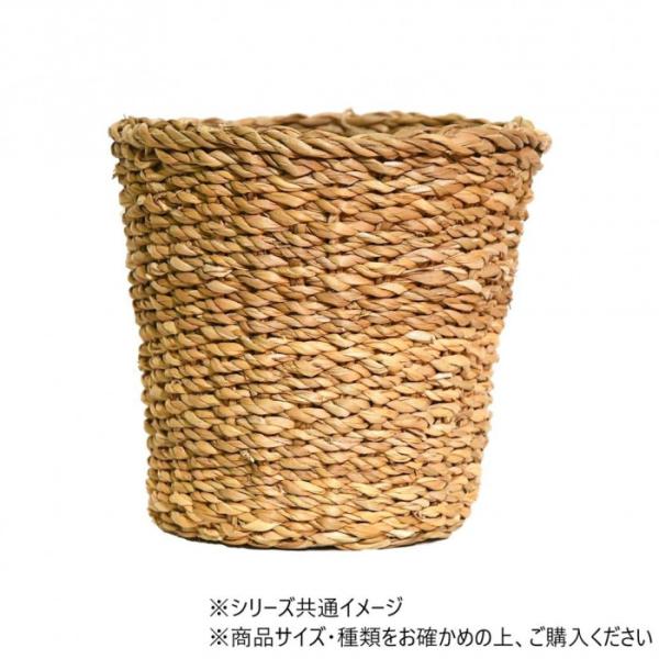 BBホグラナチュラルのフラワーバスケットです。 生産国:バングラデシュ 商品サイズ:Φ18×H18cm　※サプライヤー直送品　　