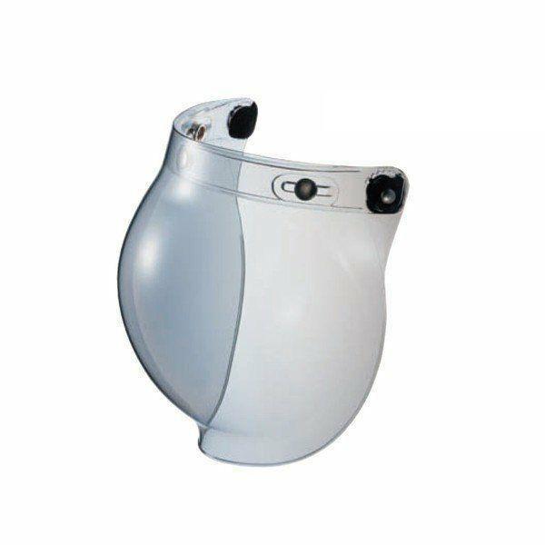 ホック止めシールドが開閉式に変身。フリップアップシールド。 生産国:台湾 商品サイズ:横23.7×縦23cm(最長部の直線距離) 仕様:・対応:3点ホック付きシールド・フリップアップシールド・開閉タイプ・UV(紫外線)カット加工　※サプライ...