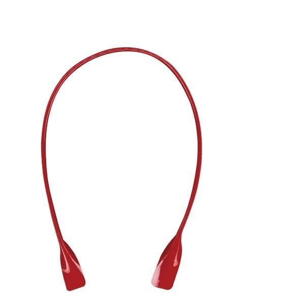 エナメルタイプの持ち手です。ビニールバッグにもぴったりです。 生産国:日本 素材・材質:エナメル 商品サイズ:全長約65×幅2.3cm、太さ:約0.5cm セット内容:2本1組トレーシングペーパー　※サプライヤー直送品　　