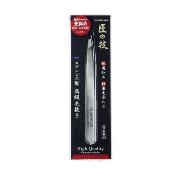 ピンポイントで抜ける毛抜きです。先が斜めなので、抜く部分が見やすく抜きやすくなっております。眉毛やムダ毛のお手入れに便利です。余分な力が要らず、軽く握るだけで確実に抜くことが出来ます。 生産国:日本 素材・材質:18crステンレススチール ...