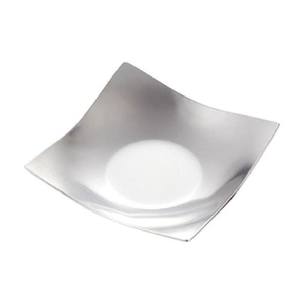 お通し皿です。 生産国:日本 素材・材質:18-8ステンレス 商品サイズ:8.1×8.1×2cm 重量:66g　※サプライヤー直送品　　