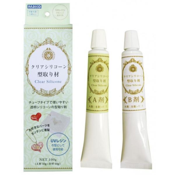 チューブタイプのシリコーンの型取り材です。約24時間で自然硬化し、高精度な型取りが可能。硬化後の強度も強く、透明なのでUVレジンの型として使用できます。 生産国:韓国 素材・材質:アクリル樹脂 内容量:100g(A剤50g+B剤50g)　※...