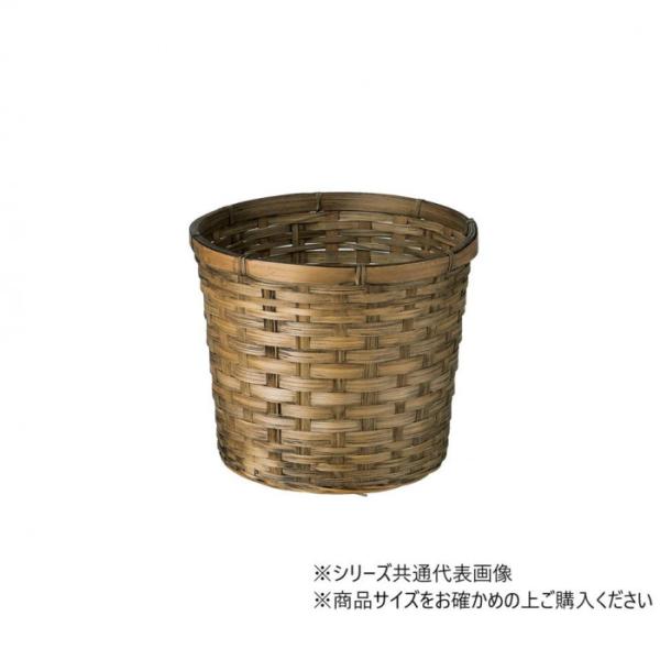 背の高い植物にぴったりのけんがい鉢です。同じ竹素材でも、編み方を変えることで、違った雰囲気が出るのも面白いです。 生産国:中国 素材・材質:バスケット:竹 商品サイズ:Φ23×20cm　※サプライヤー直送品　　