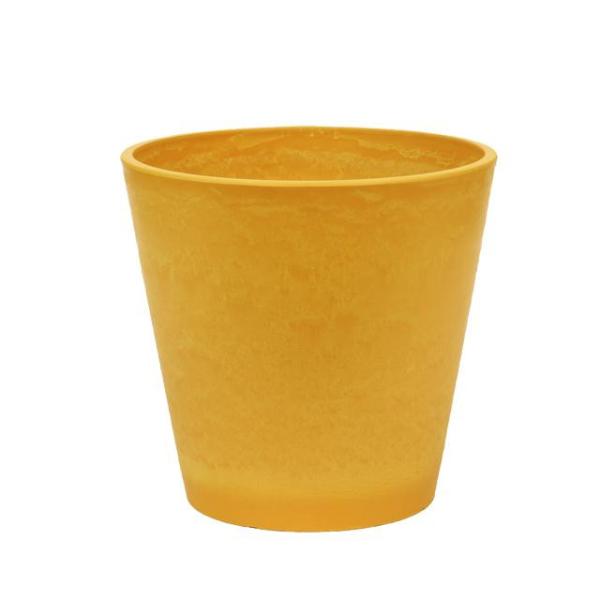 肉厚でしっとりとした質感が高級感を演出。ドリルで底穴が空けられます。底面中央にガイドがついています。 生産国:中国 素材・材質:PE 商品サイズ:φ31×29cm　※サプライヤー直送品　　